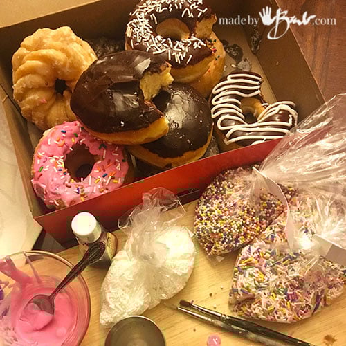Donut Art for the Fanatic - Made By Barb - painting tutorial