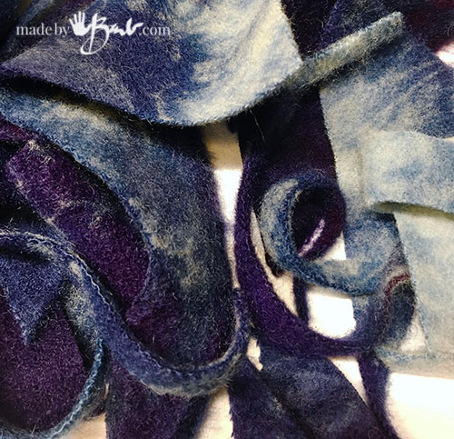DIY Marbled Vintage Virgin Wool - Made By Barb - simple dyeing blankets