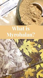 What is Myrobalan? - Made By Barb - Harde Powder Eco Printing