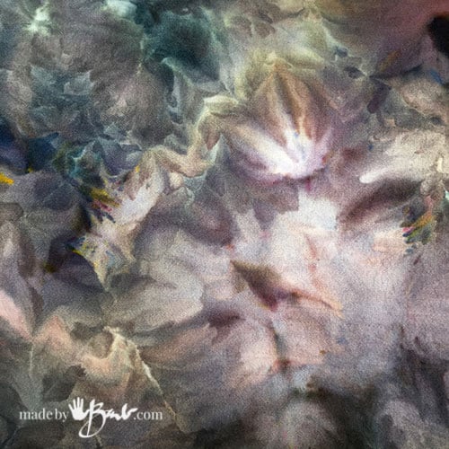 Amazing Ice Dye Color Splitting - Made By Barb - unique design fabrics