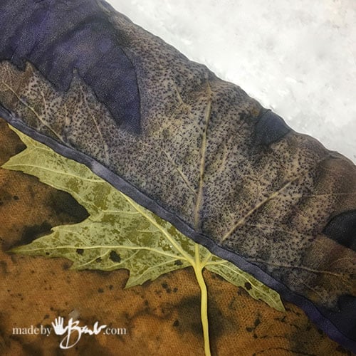 Magical Logwood Eco Printing - Made By Barb - dye from wood chips