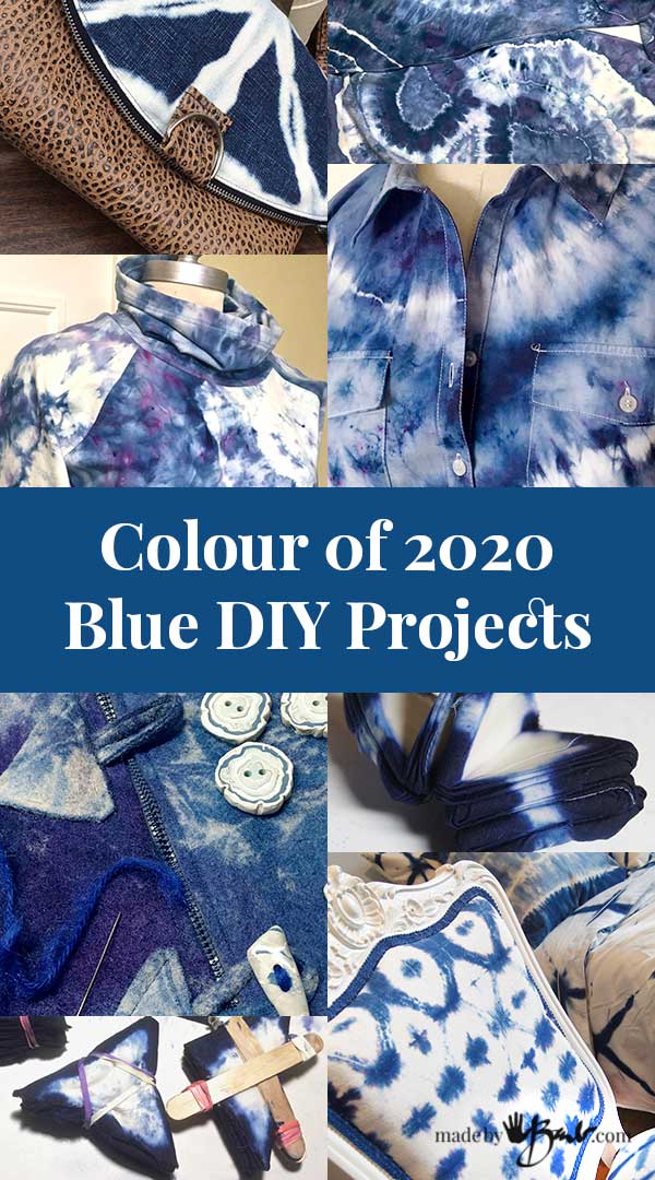 Colour of 2020 - Blue DIY Projects - Made By Barb - great ways to live blue