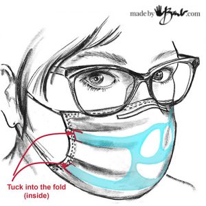DIY Face Mask Support Frame - Made By Barb - great up-cycle for mask