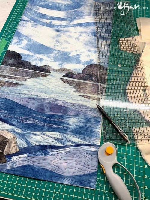 How to Design a Simple Art Quilt - Made By Barb - applique method