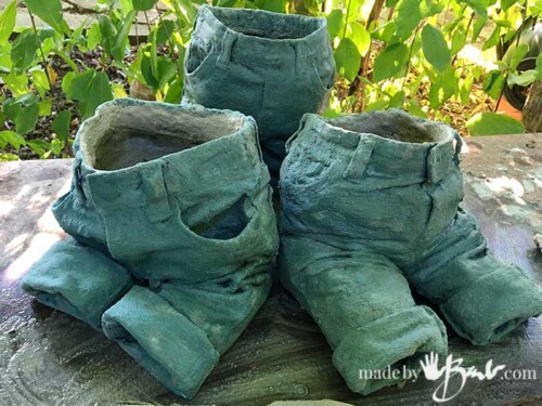 Tips for Dipped Concrete Jeans - Made By Barb - Portland cement