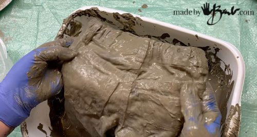Tips for Dipped Concrete Jeans - Made By Barb - Portland cement