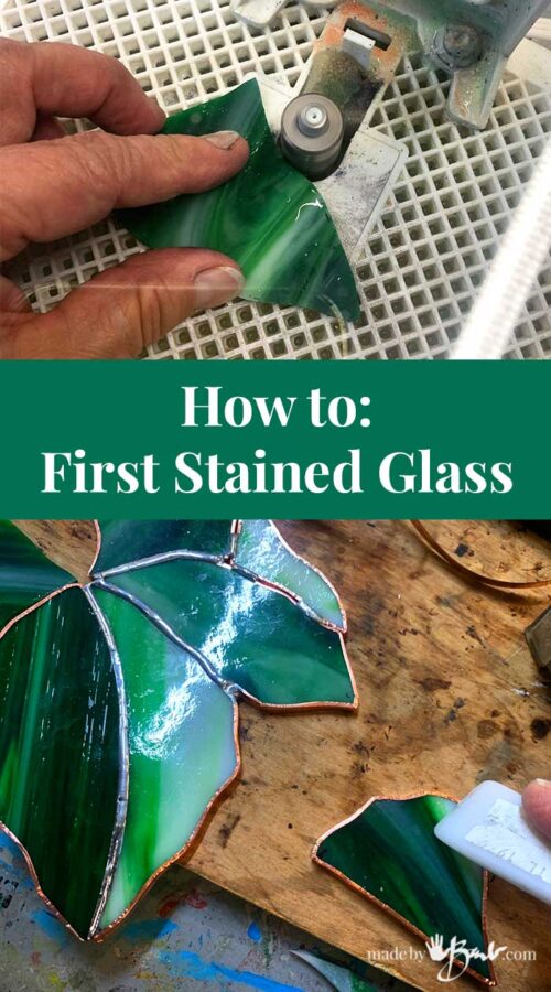 How to: First Stained Glass - Made By Barb - simple class projects