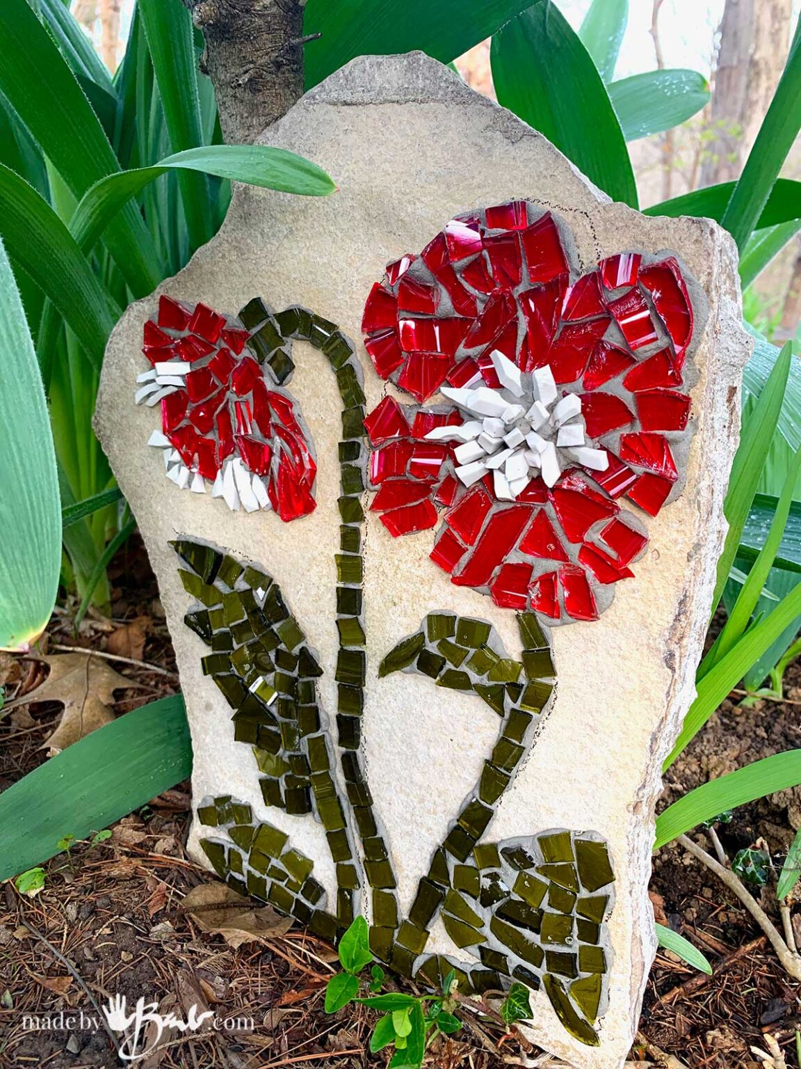 How to make your own Tesserae for Mosaics -Made By Barb- glass