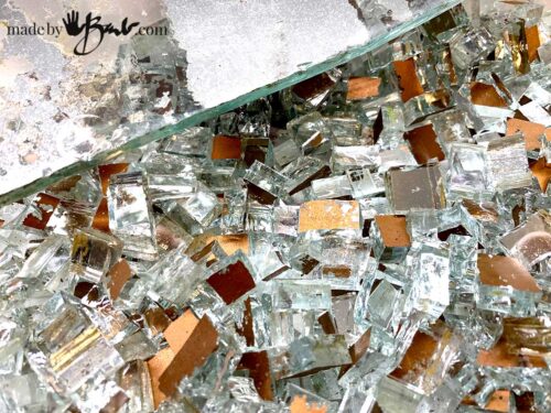 How to make your own Tesserae for Mosaics -Made By Barb- glass