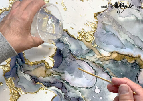 3D Textured Wall Art with Alcohol Ink - Made By Barb - art & design