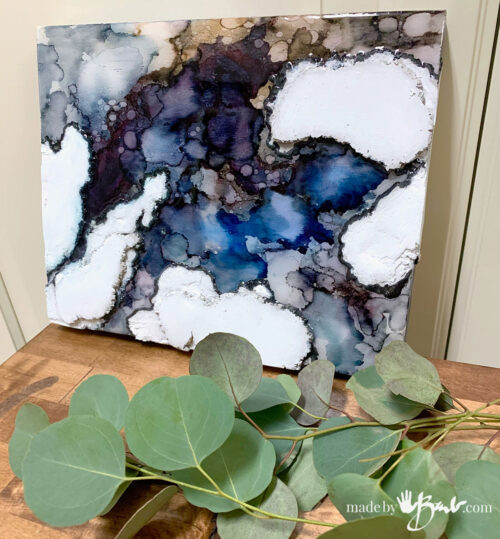 3D Textured Wall Art with Alcohol Ink - Made By Barb - art & design
