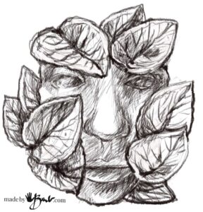 How to Design a Concrete 'Green Man' - Made By Barb - instruction