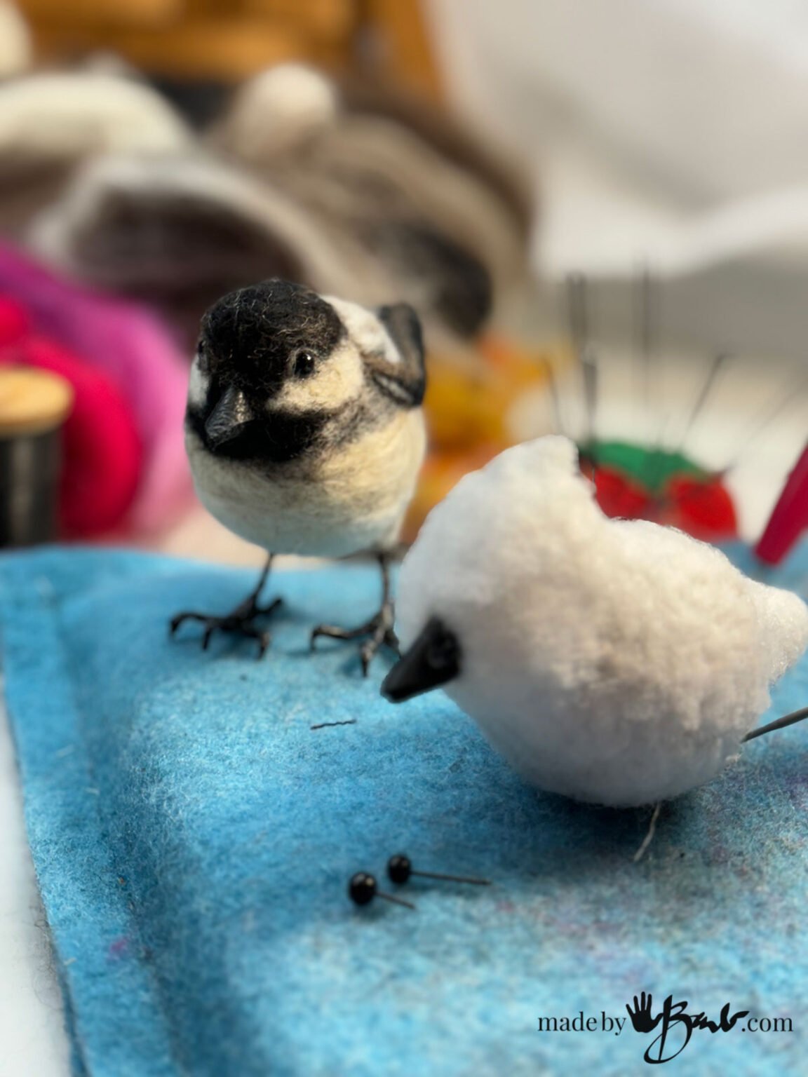 How to Make 3D Needle Felted Birds - Made By Barb - tips & tricks