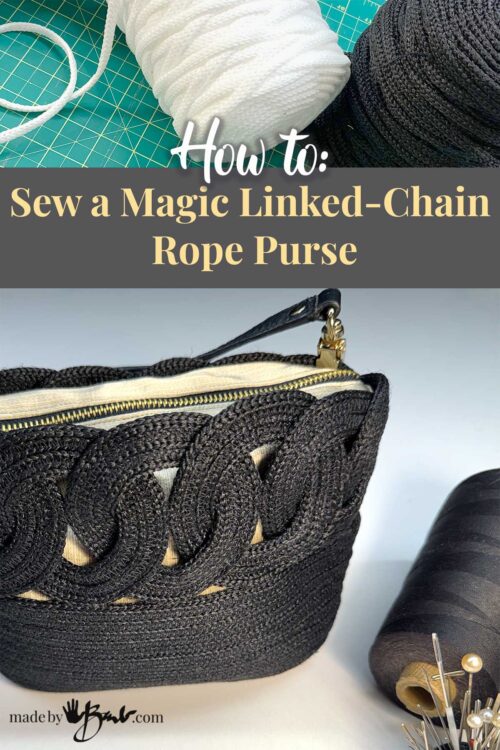 How to Sew a Magic Linked-Chain Rope Purse - MadeByBarb wow