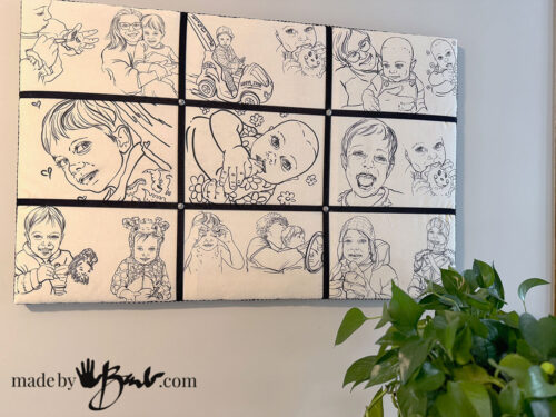 How to Print Drawings on Cotton Fabric - Made By Barb - at home