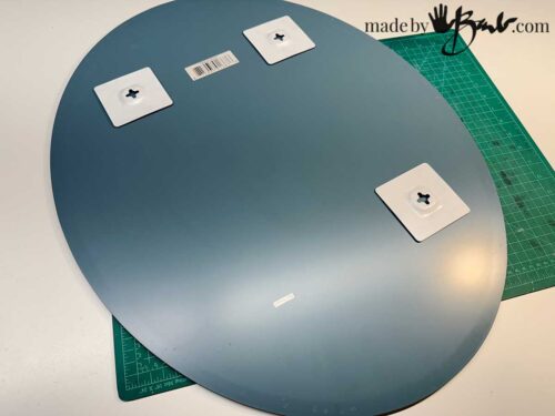 How to Make a Faux Rock Mirror with Paper Mache Clay - ByBarb