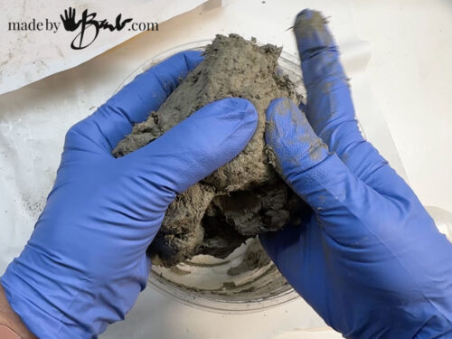 Make Cement Paper Clay for Concrete Sculptures - Made By Barb