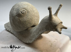 Sculpt a Snail with Cement Paper Clay - Made By Barb
