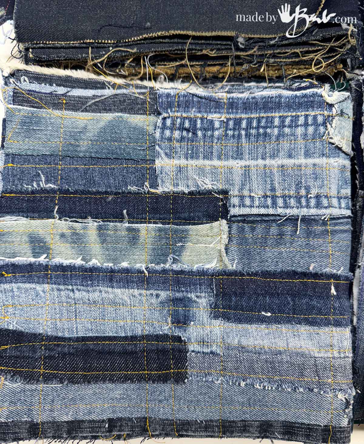 How to Make UpCycled Patchwork Market Bags from Old Jeans