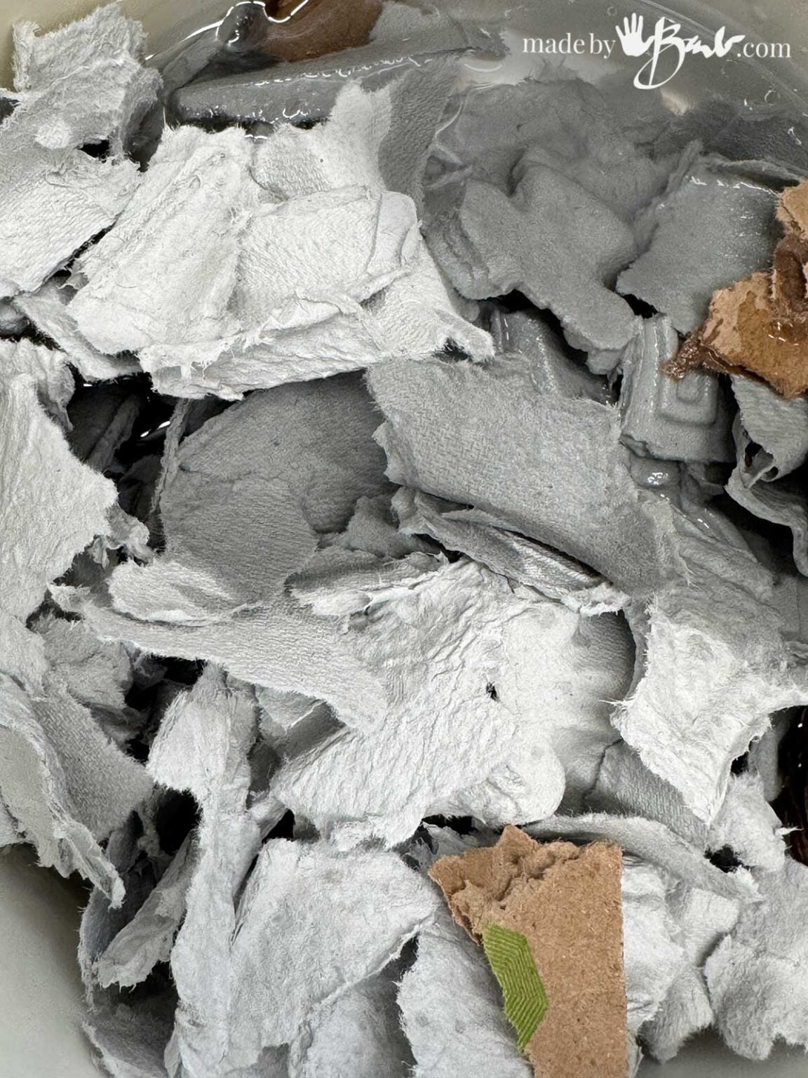 How to Make Paper Fibre Clay with Paper and Homemade Glue