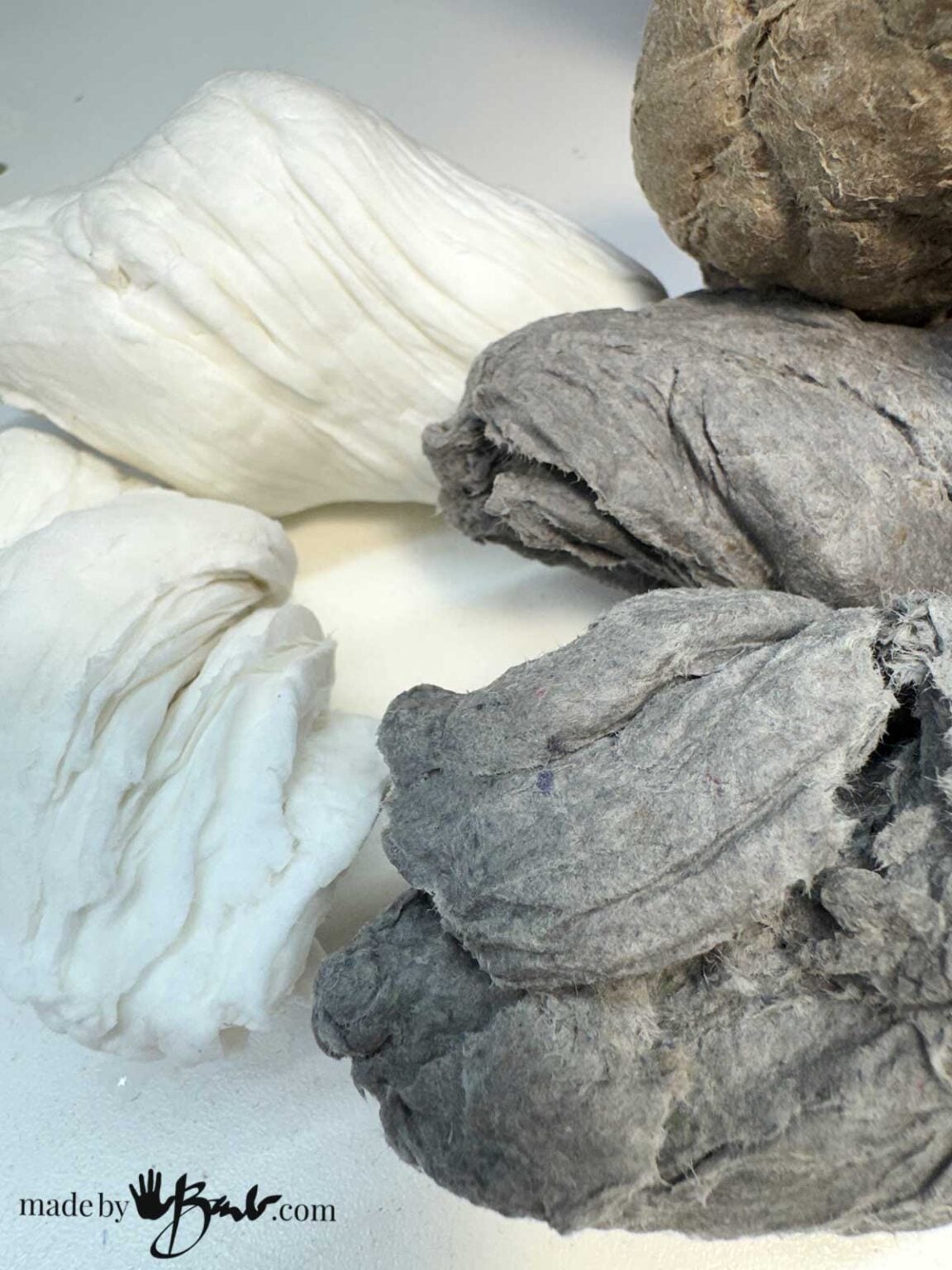 How to Make Paper Fibre Clay with Paper and Homemade Glue