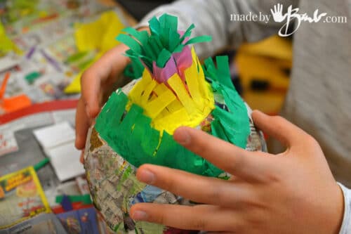 My crazy story - Paper Maché & a Raccoon! - Made By Barb