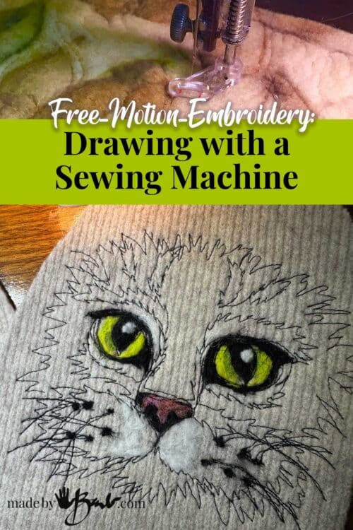 Drawing with a Sewing Machine - Free Motion Embroidery