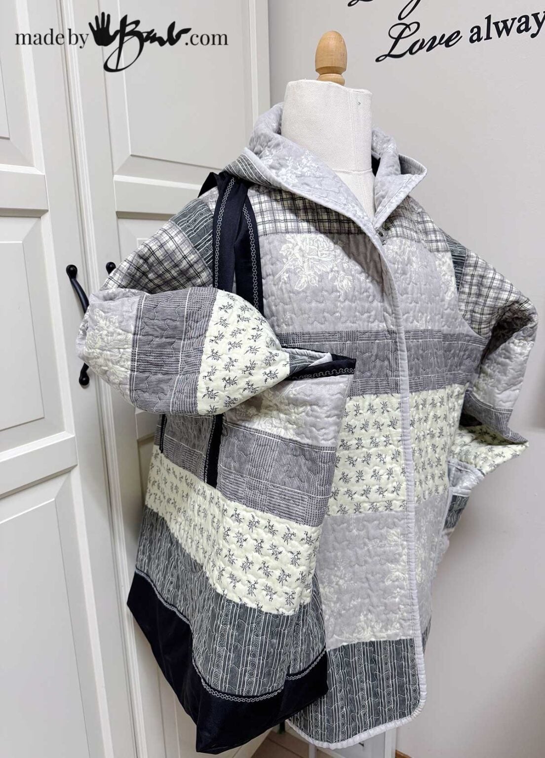 How to Make a Jacket From a Vintage Quilt - Made By Barb - easy!
