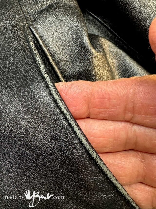 How to Fix Scratches in Leather - Made By Barb - fast & easy